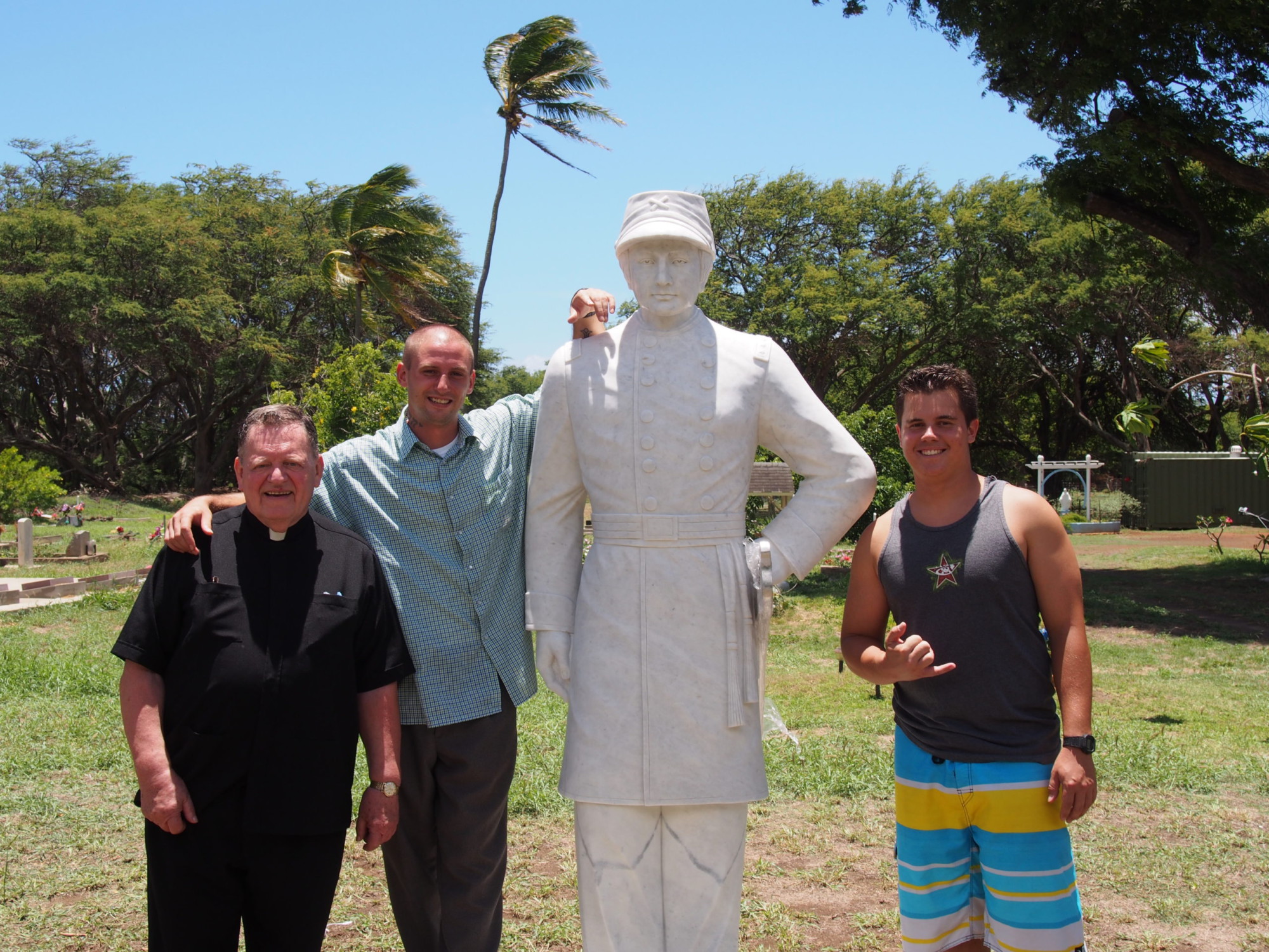 Brother Dutton Statue Installed | The Molokai Dispatch