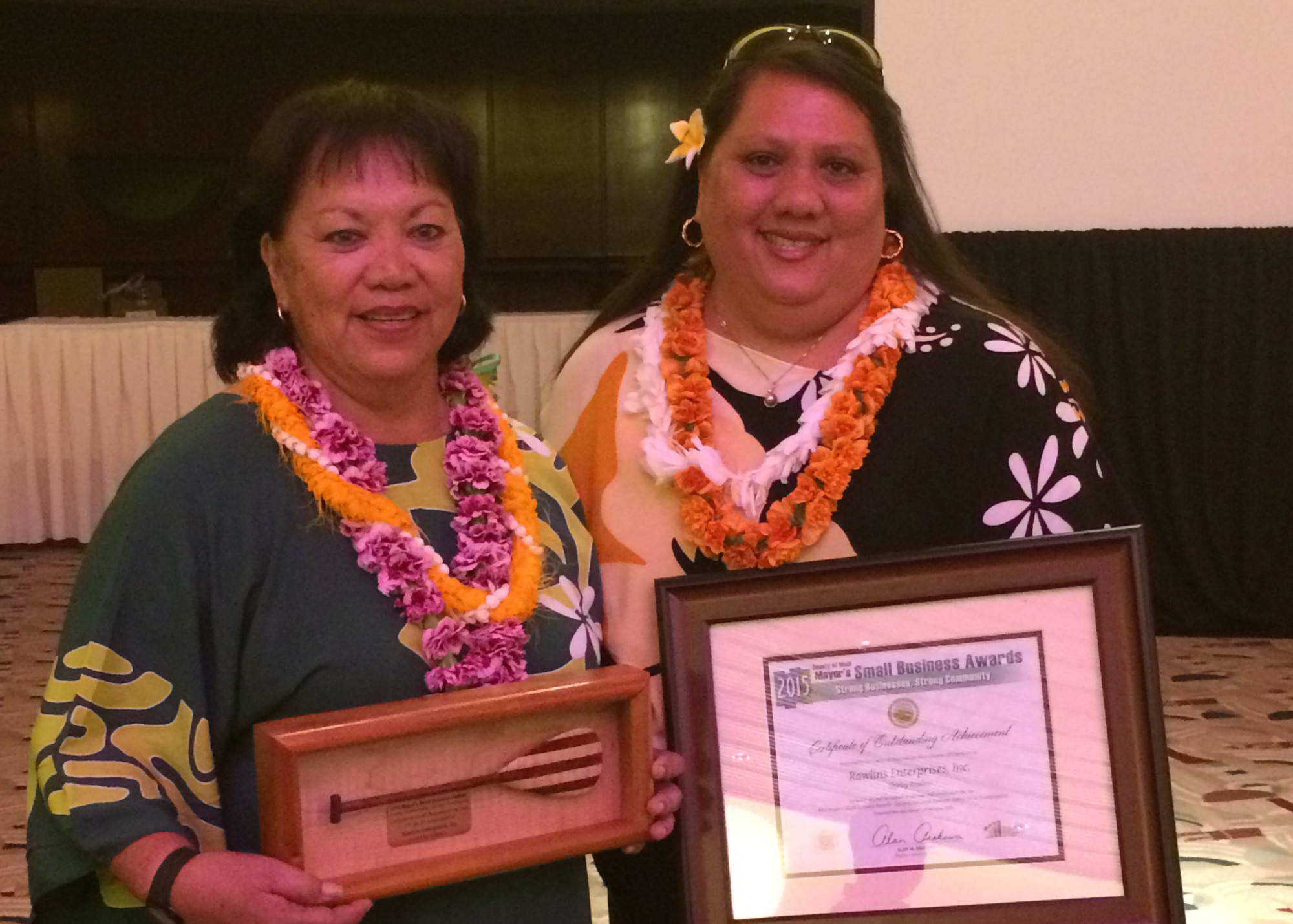 Rawlins Named Exceptional Small Business | The Molokai Dispatch